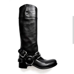 Miu Miu | Shoes | Prada Miu Miu Motorcycle Biker Removable Harness ...